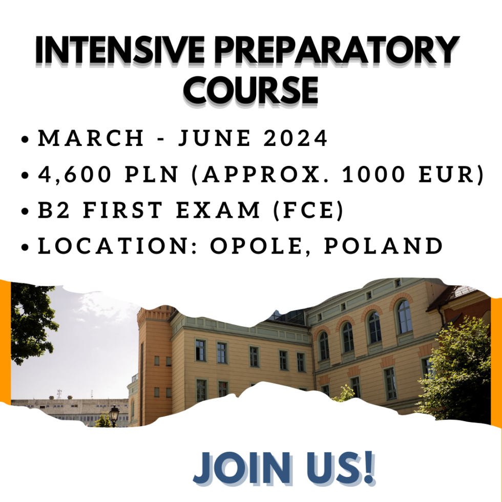 English Preparatory Courses | Hello Uni Opole!